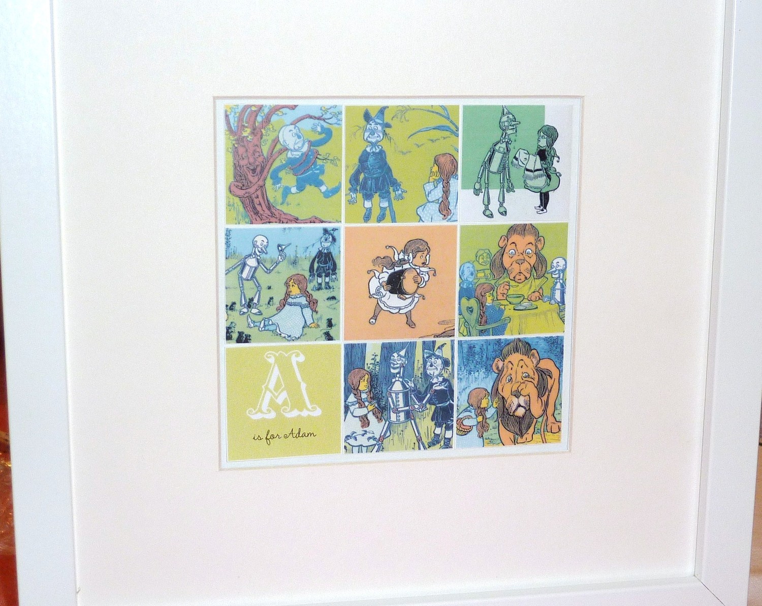 Custom Made Personalized Art. Limited Edition Wizard Of Oz Framed ...